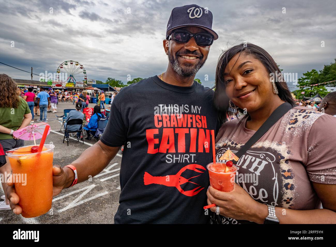 United States, Louisiana, Breaux Bridge, the Crayfish Festival is one ...