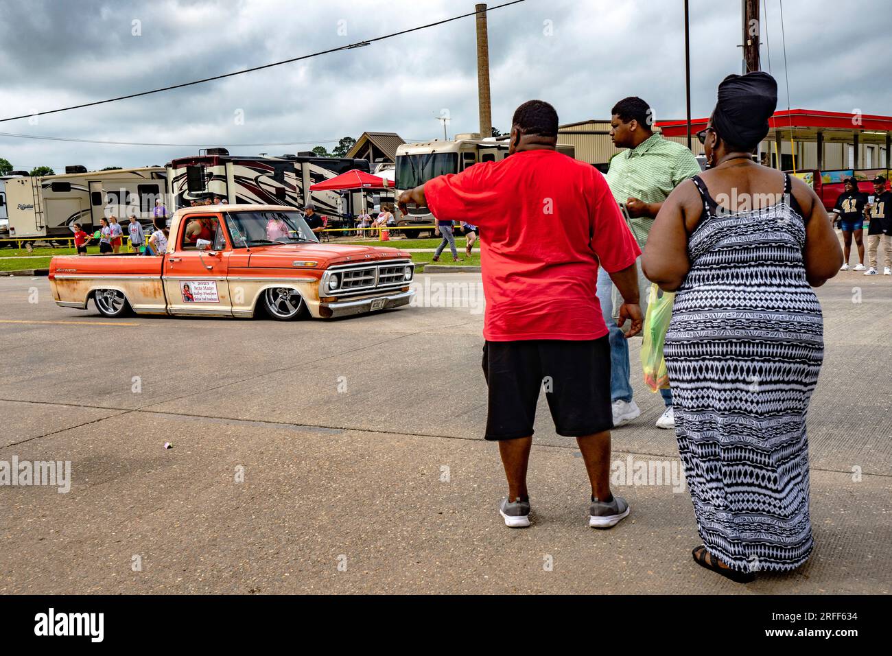 United States, Louisiana, Breaux Bridge, Crayfish Festival, the parade ...