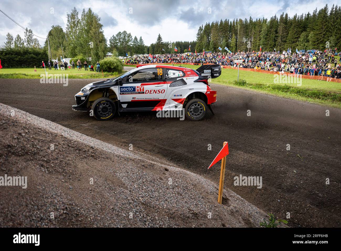 Jyväskylä, Finland - 03/08/2023, 18 Takamoto KATSUTA (JPN), Aaron ...