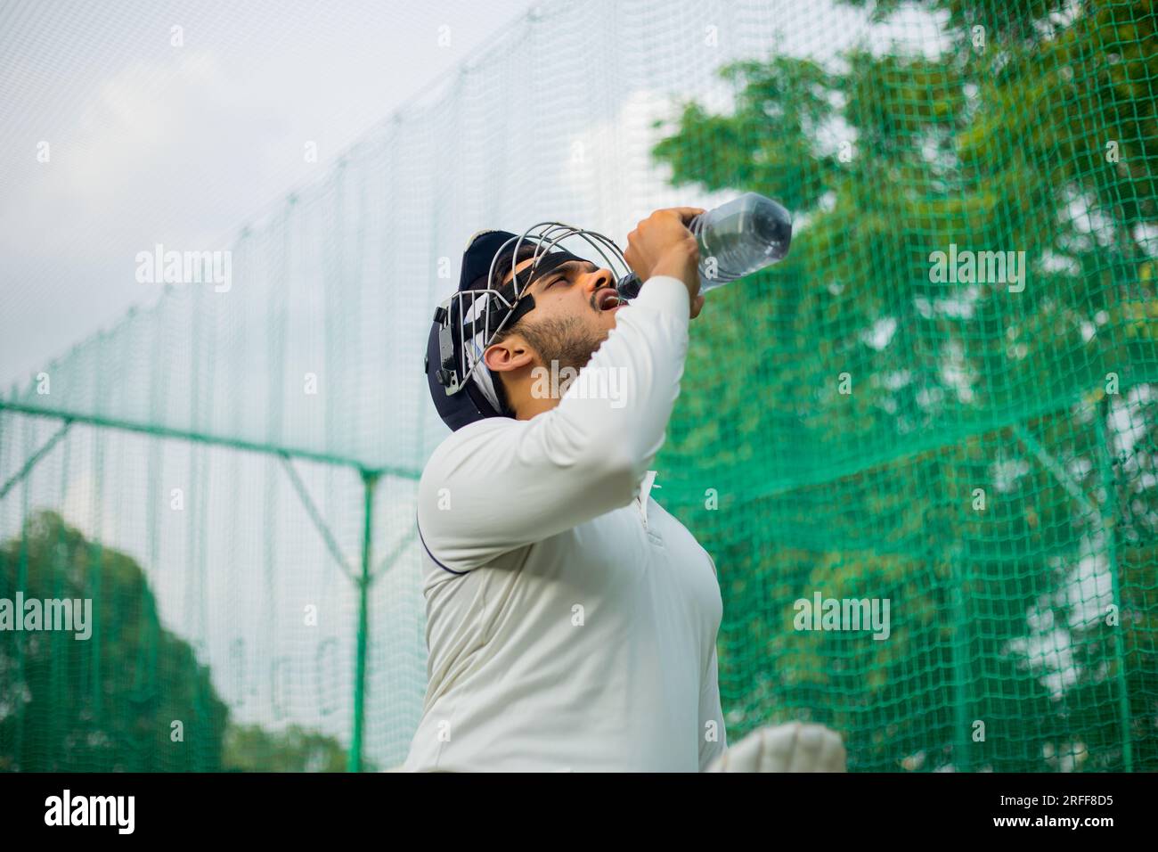 Indian cricketer helmet hi-res stock photography and images - Alamy