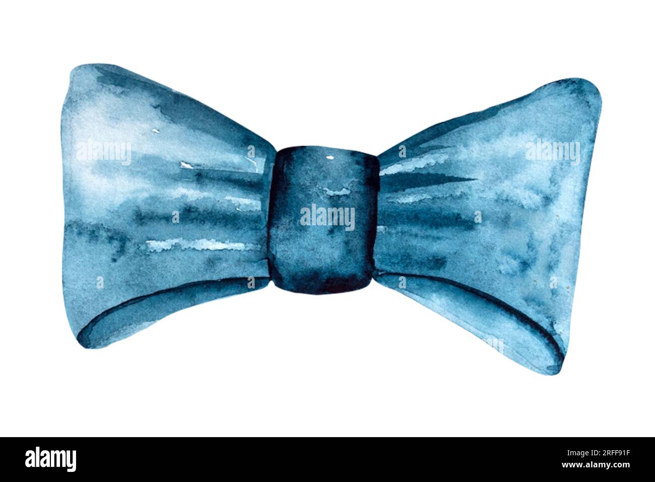Watercolor illustration Hand painted bow isolated on white background ...