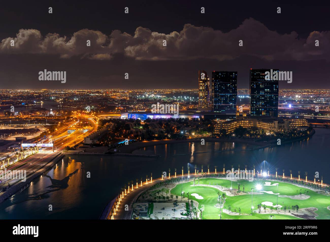Aerial view of Lusail Mondrian Hotel Doha Qatar Stock Photo - Alamy