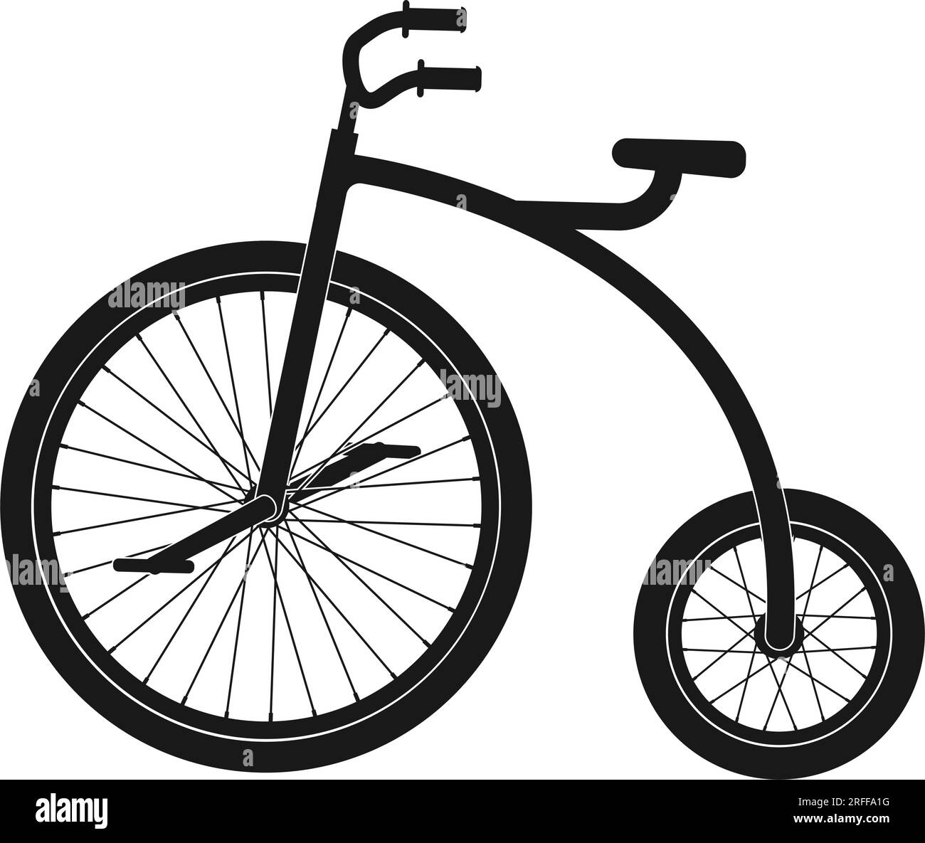 Circus unicycle silhouette vector vectors hi-res stock photography and images - Alamy