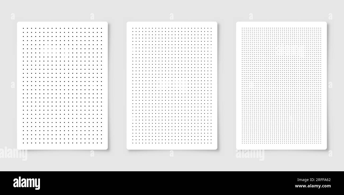 Dotted graph paper with grid. Polka dot pattern, geometric texture for calligraphy drawing or ...