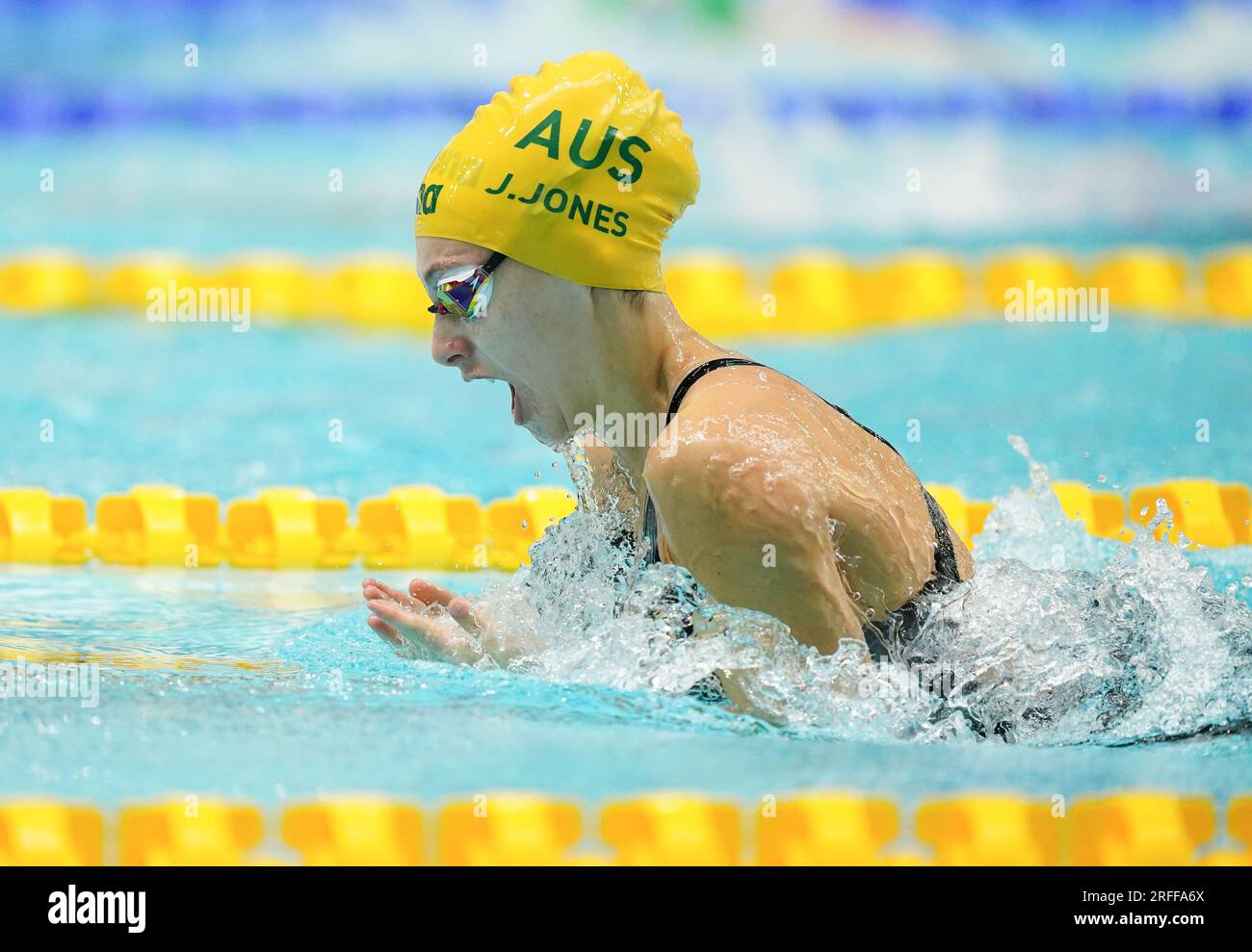 Australia's Jenna Jones in the Women's 100m Breaststroke SB12 heats ...