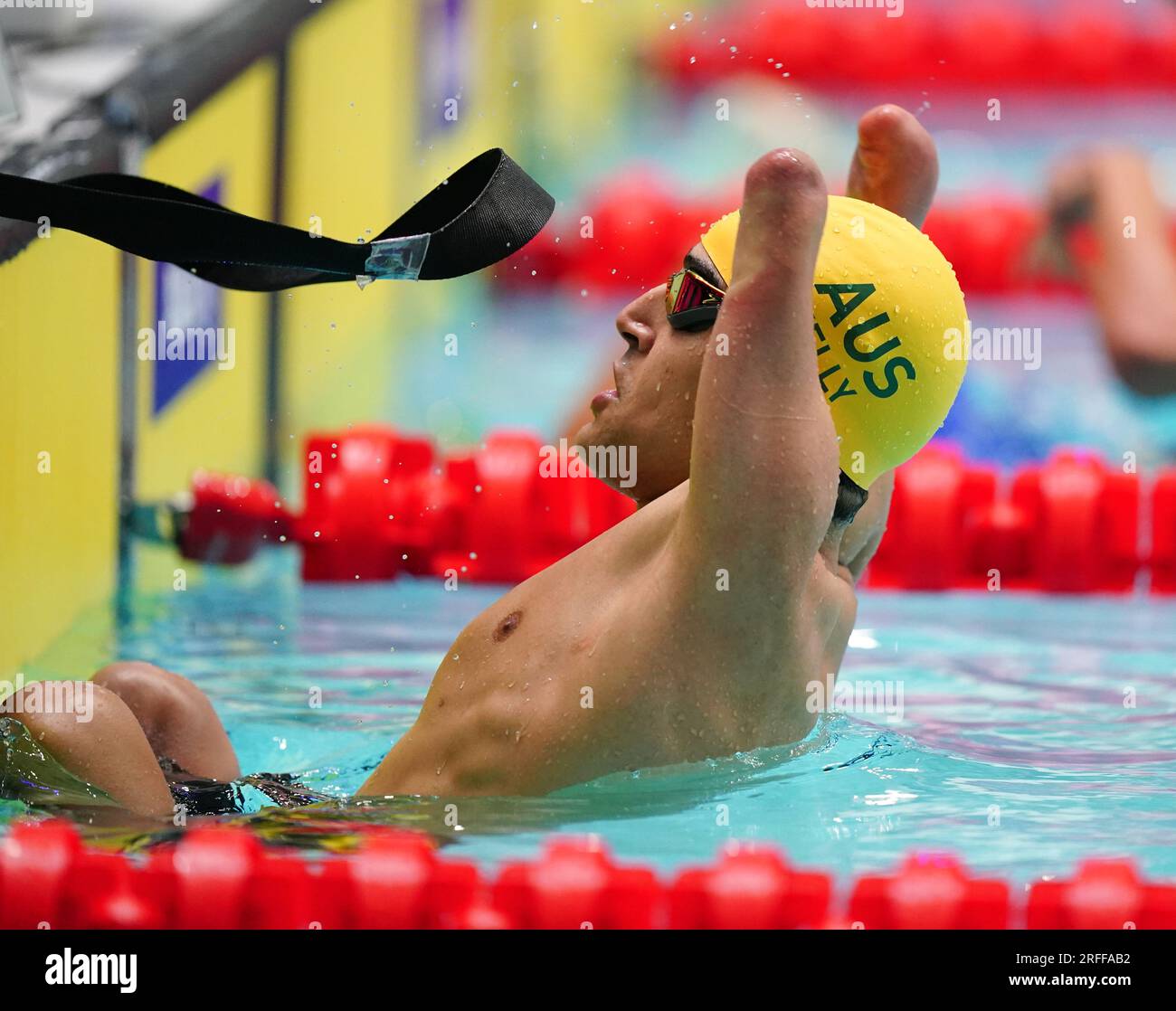 Australia's Ahmed Kelly in the Men's 50m Backstroke S3 heats during day ...