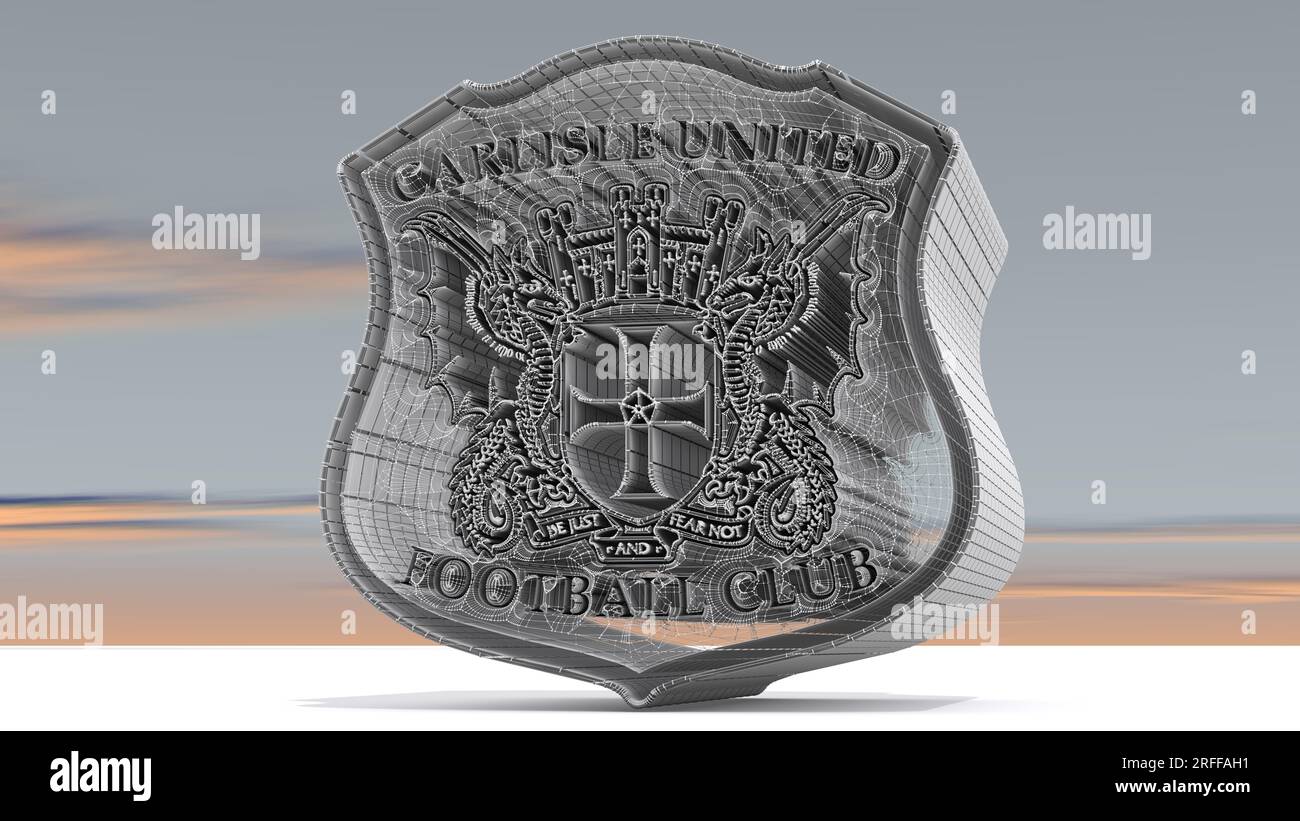 Illustration of an English Football League Badge Stock Photo - Alamy