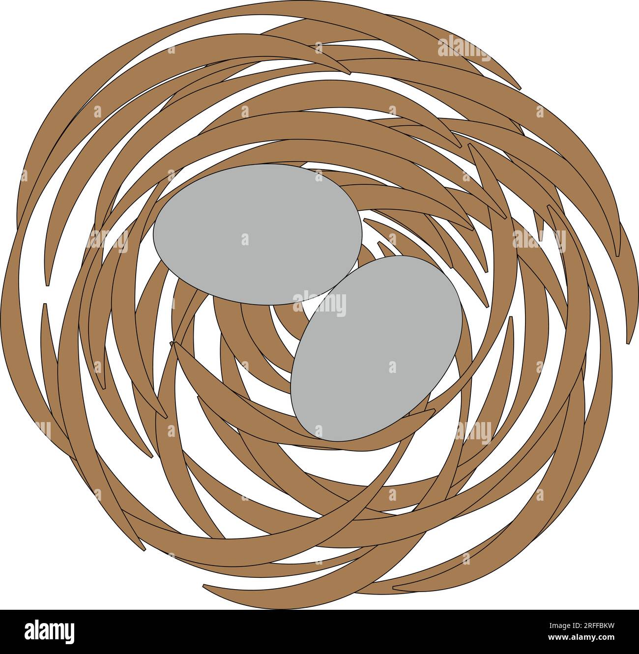 bird's nest icon vector template design Stock Vector Image & Art - Alamy