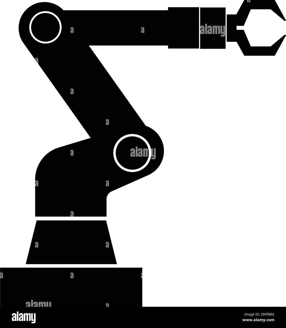 Industrial robot icon vector design,mechanical robot arm icon Stock Vector Image & Art - Alamy