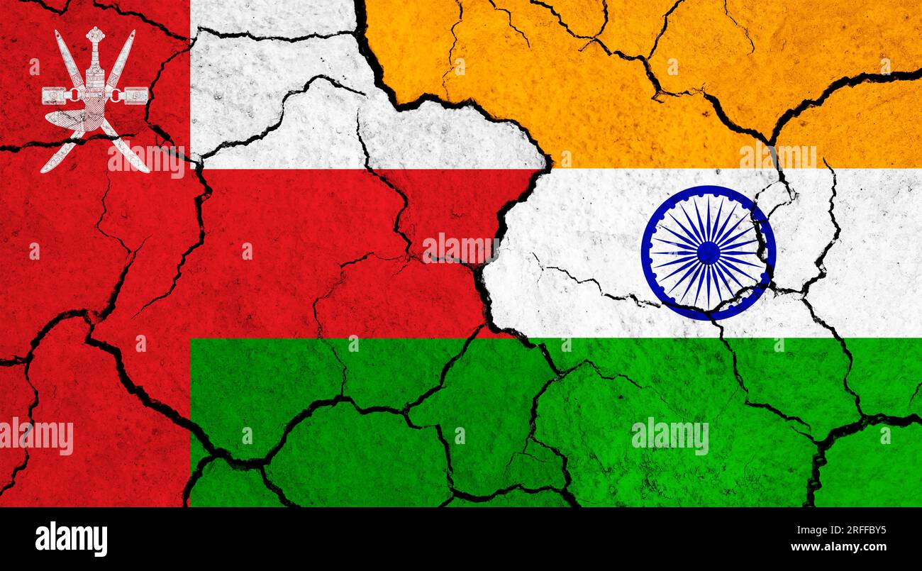 Oman india flag hi-res stock photography and images - Alamy