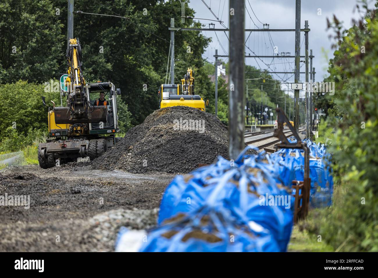 Construction machinery badger sett hi-res stock photography and images ...