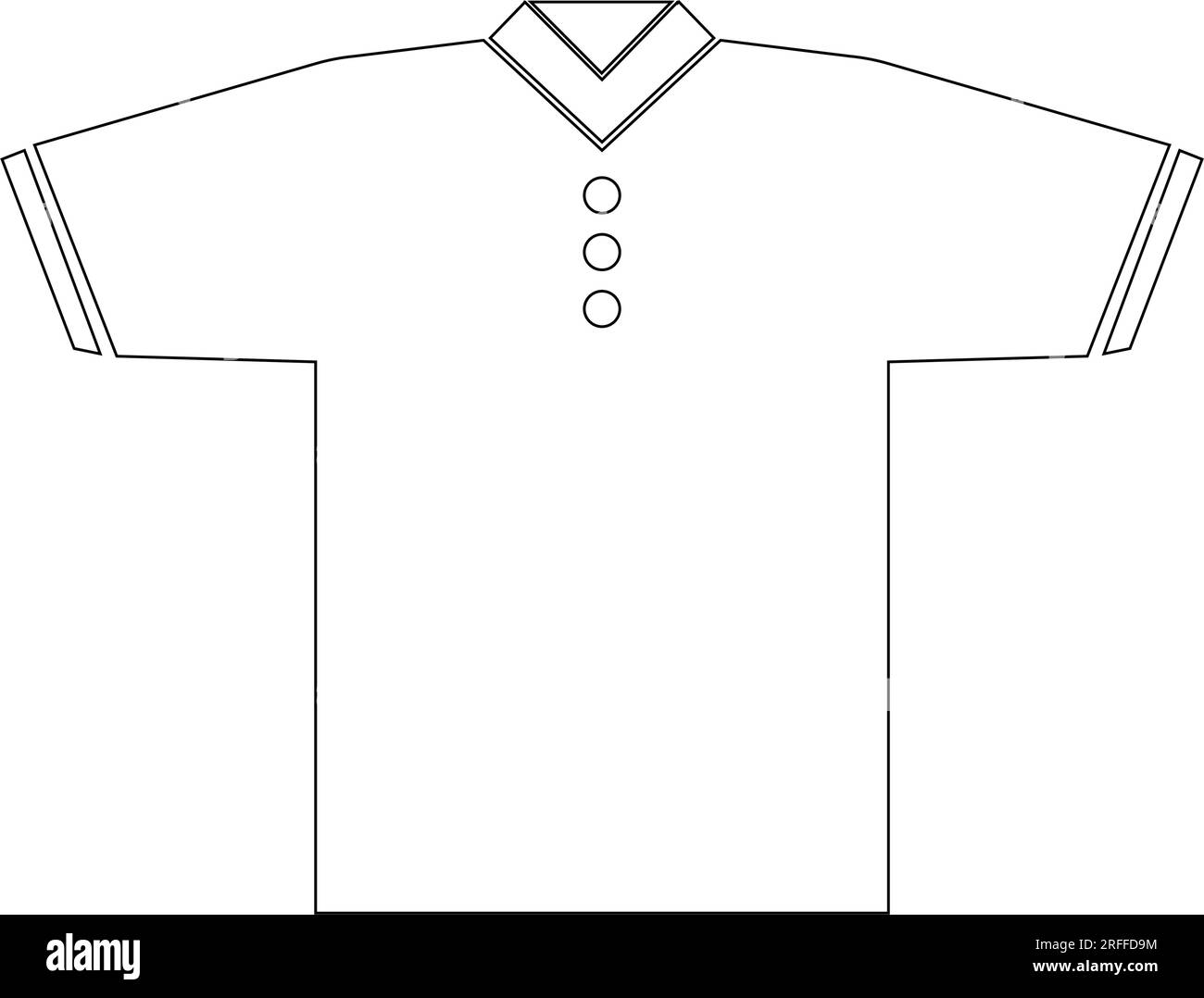 Blank jersey template Black and White Stock Photos & Images - Alamy