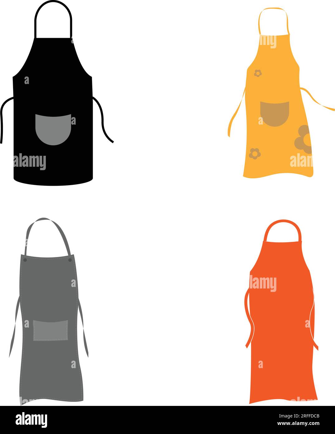 Apron vector icon illustration symbol design background Stock Vector ...