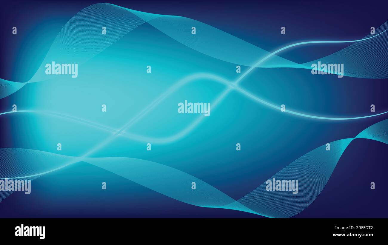 Colorful Abstract elegant eco panorama background wave design ...