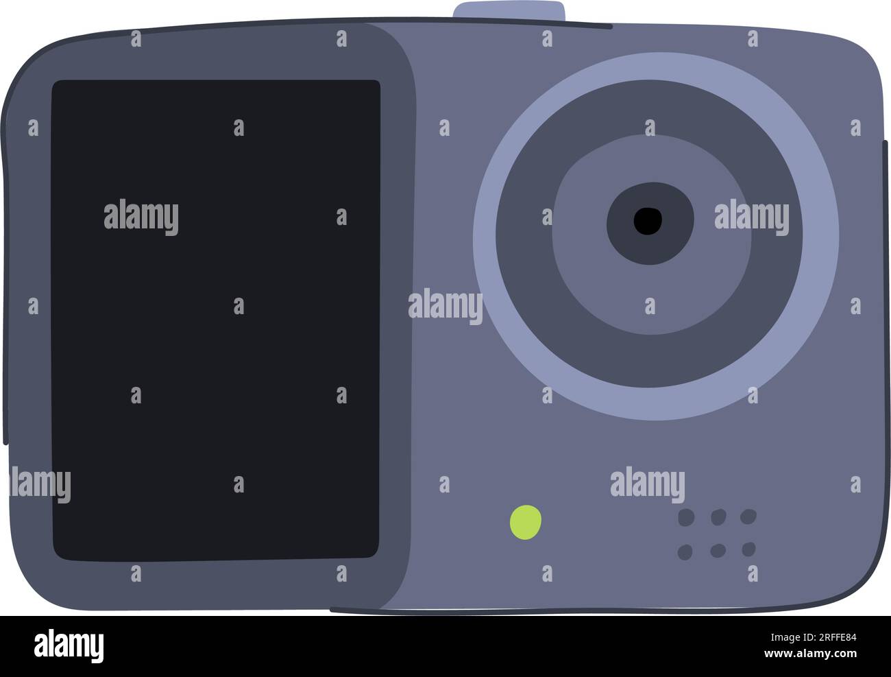 sea action camera cartoon vector illustration Stock Vector Image & Art ...