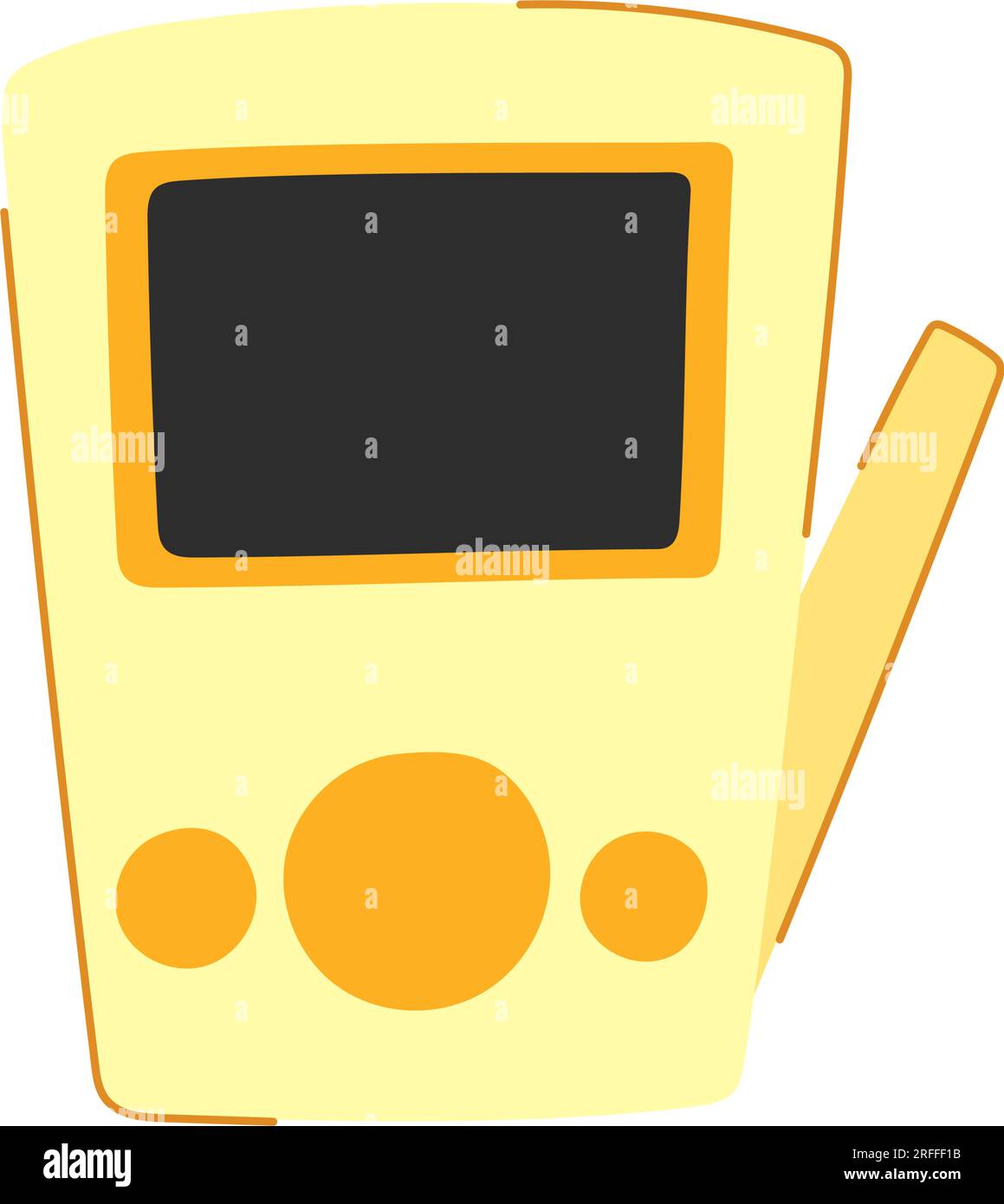 cute baby monitor cartoon vector illustration Stock Vector Image & Art ...