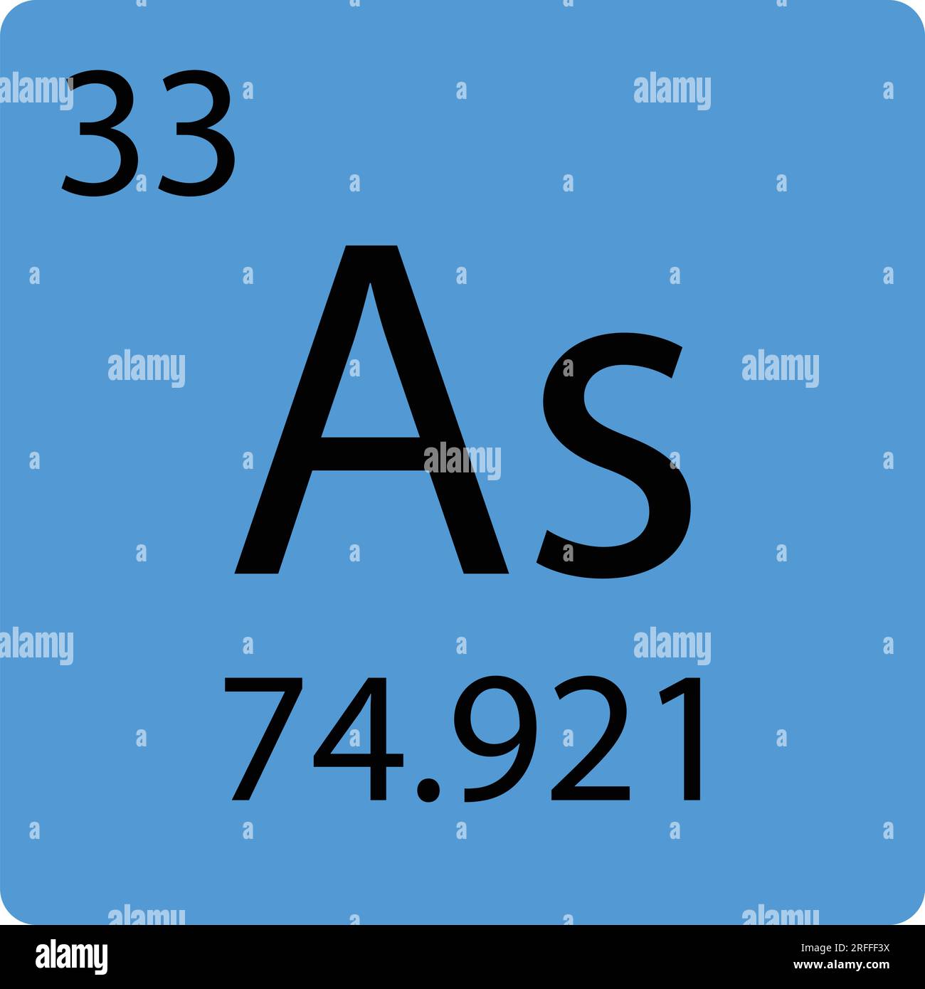 Arsenic atomic structure Stock Vector Images - Alamy