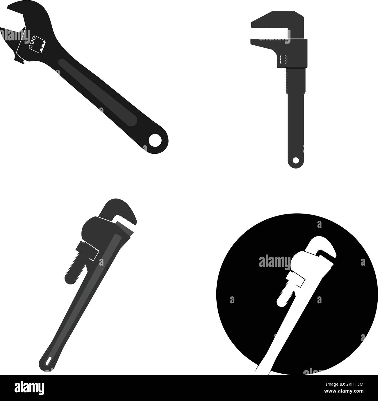 wrench icon vector template design Stock Vector Image & Art - Alamy