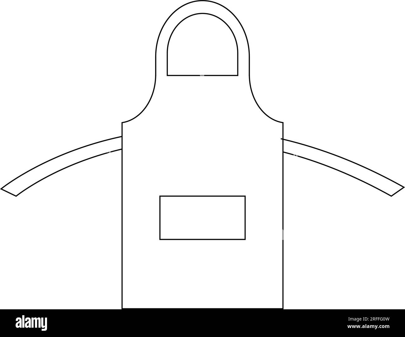 Apron vector icon illustration symbol design background Stock Vector ...