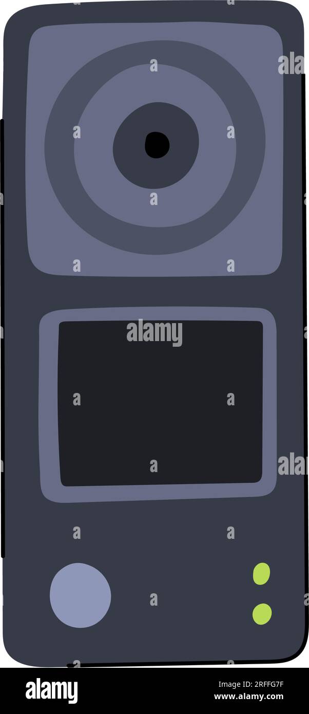 man action camera cartoon vector illustration Stock Vector Image & Art ...