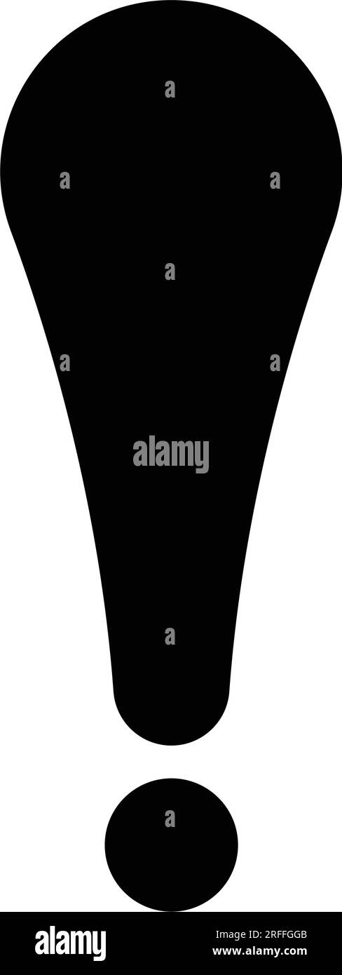 exclamation mark icon vector illustration design Stock Vector Image ...