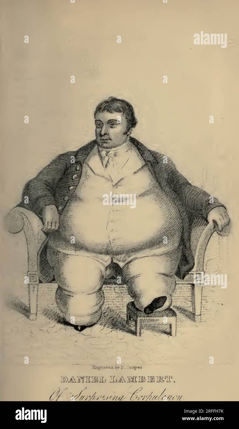 Daniel lambert hi-res stock photography and images - Alamy