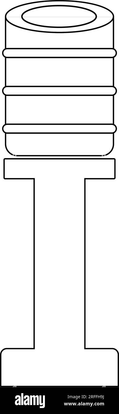 Overhead water tank Stock Vector Images - Alamy