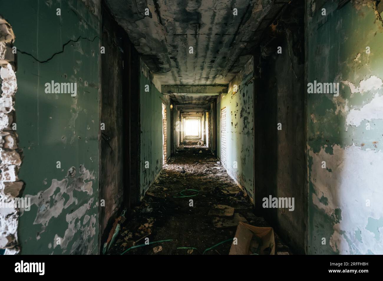 Spooky shadow corridor house hi-res stock photography and images - Alamy
