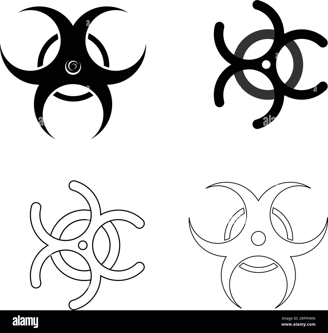 Hazardous waste icon vector vectors hi-res stock photography and images ...