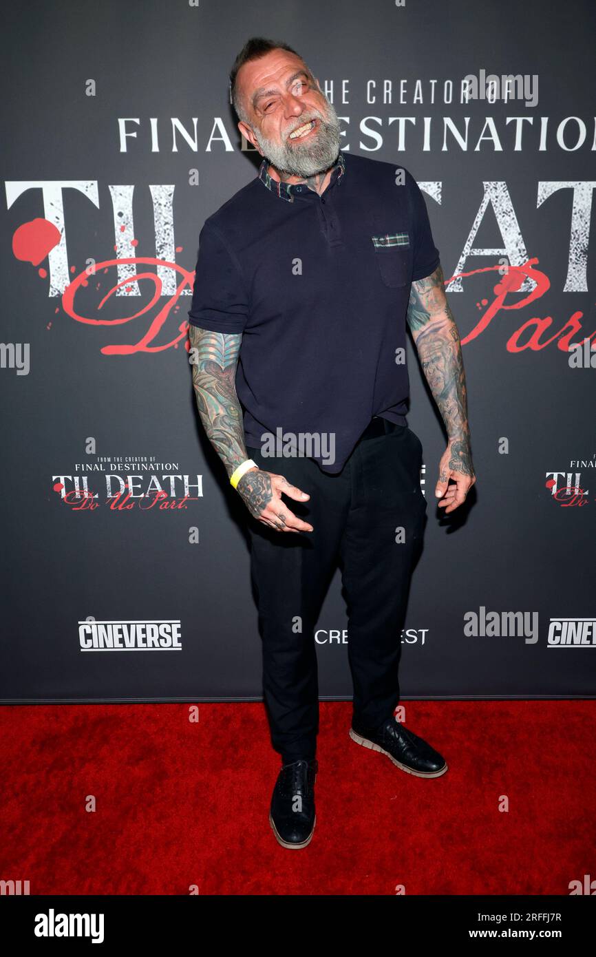 Hollywood, Ca. 2nd Aug, 2023. Mike Ferguson at the Screamfest Presents A Screening Of "Til Death ...