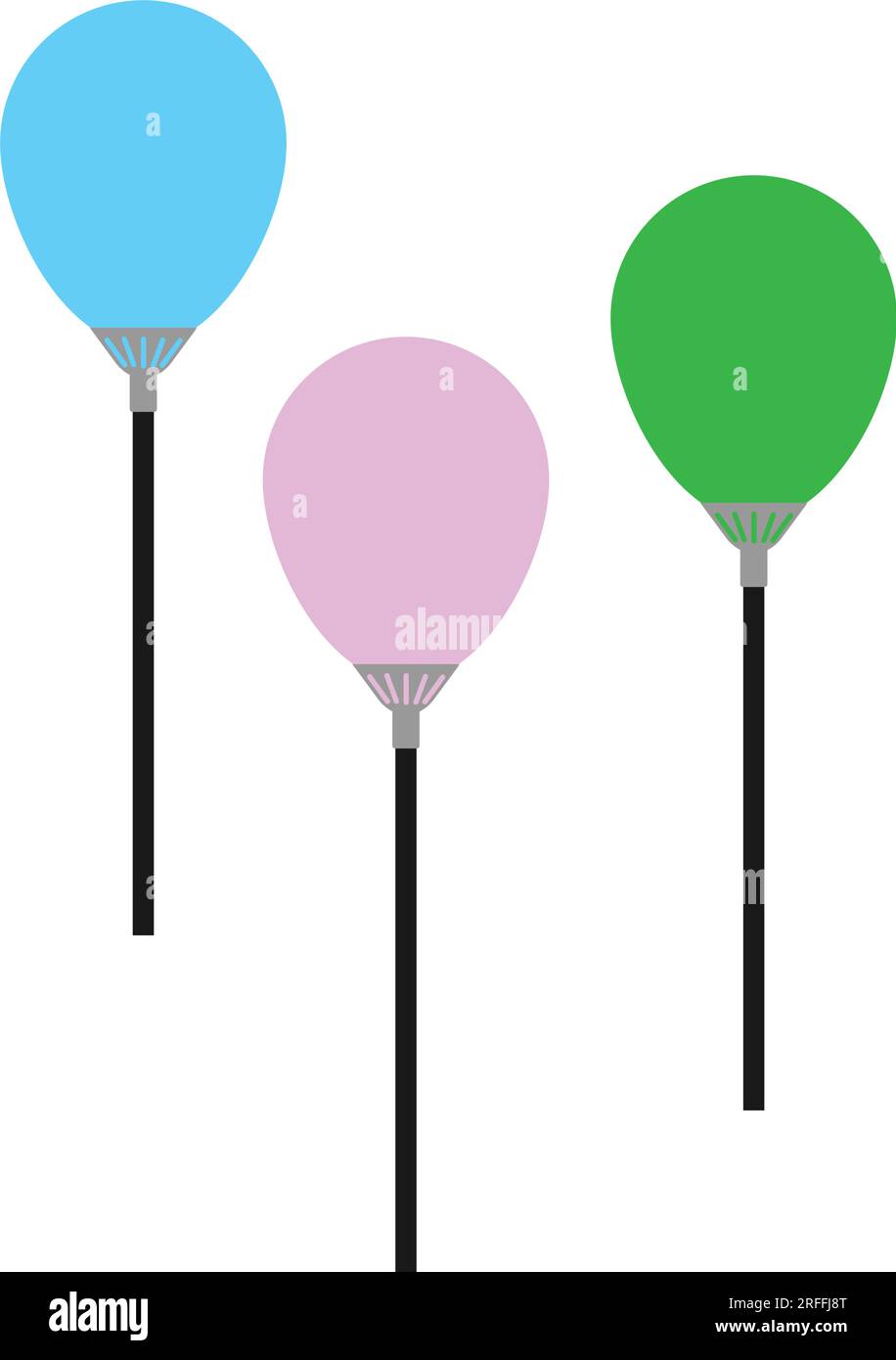 Flying balloon vector vectors hi-res stock photography and images - Alamy