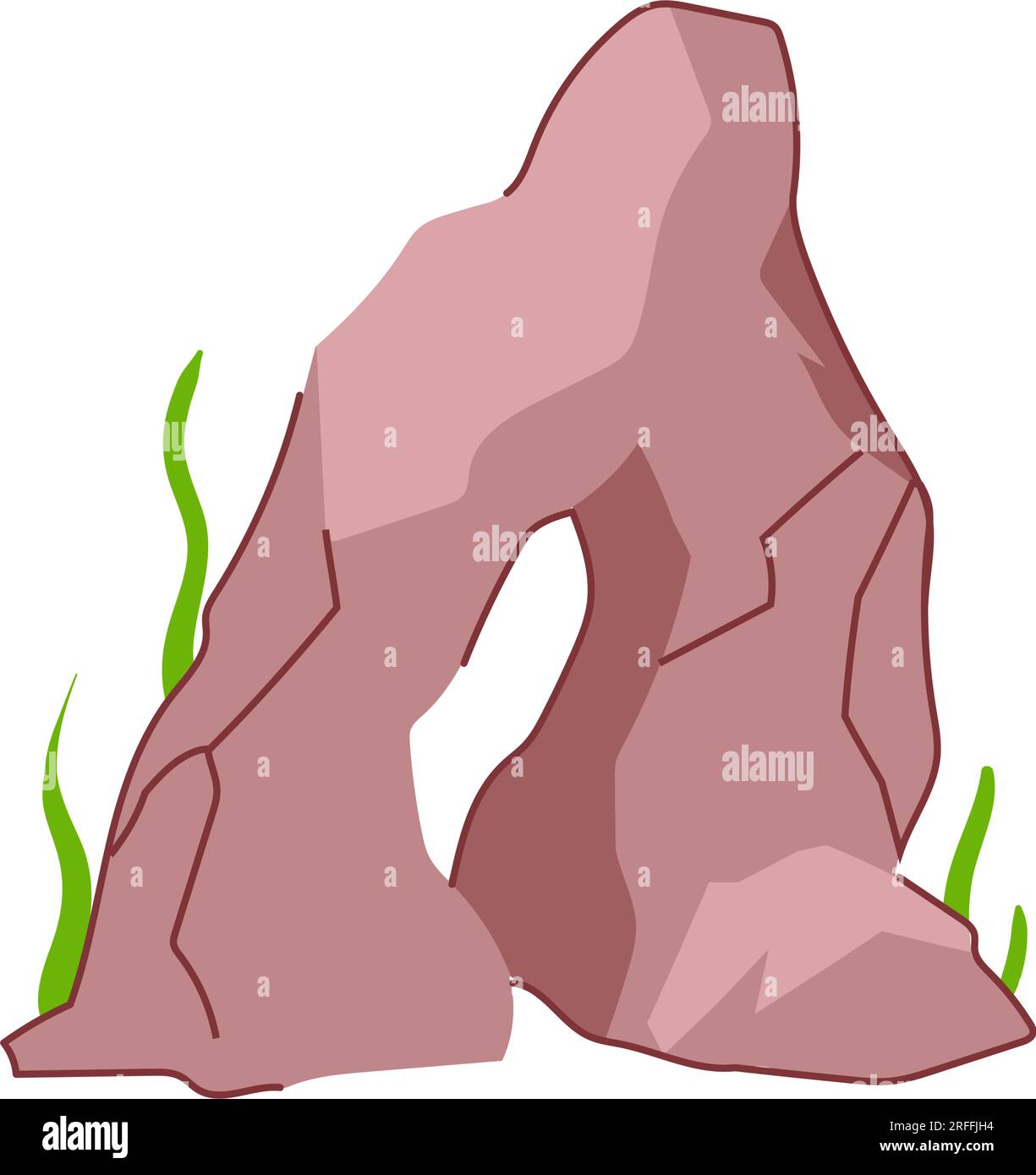 filter aquarium stone cartoon vector illustration Stock Vector Image ...