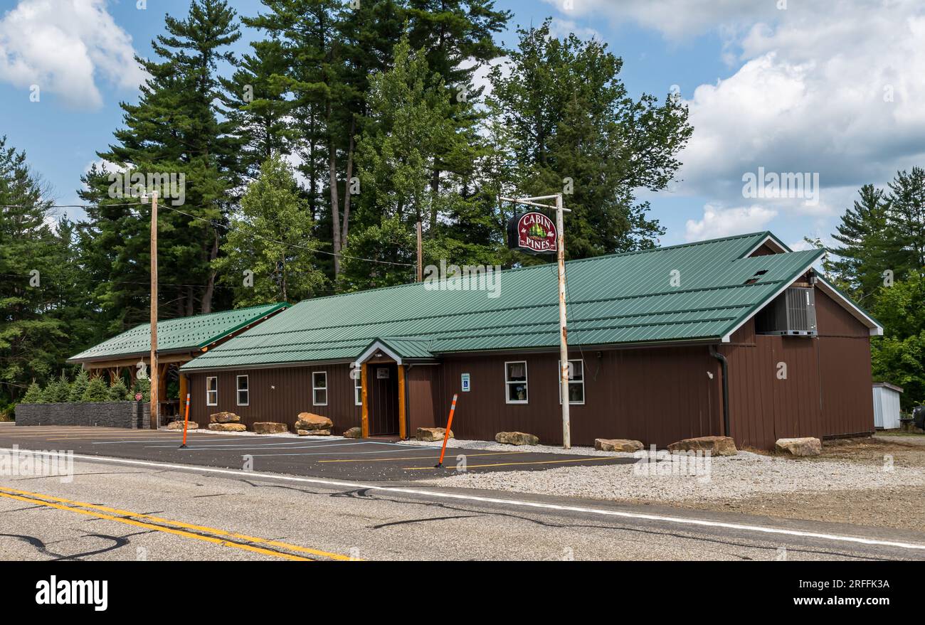 Cabin in the Pines, a rural bar restaurant along State Route 6 in ...