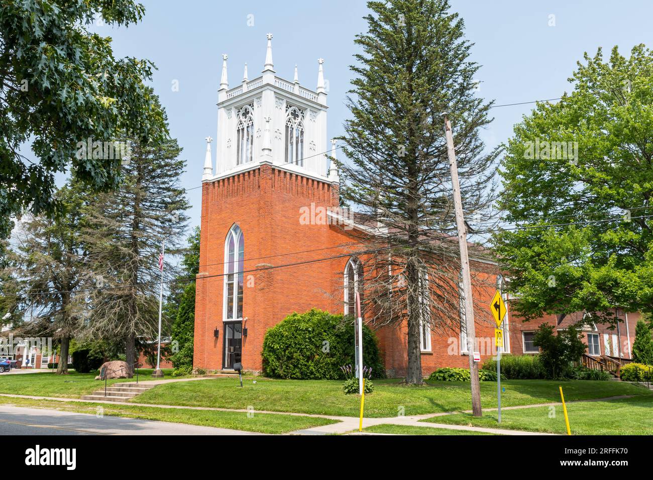 St Peter's Episcopal Church, founded in 1832 in Waterford, Pennsylvania ...