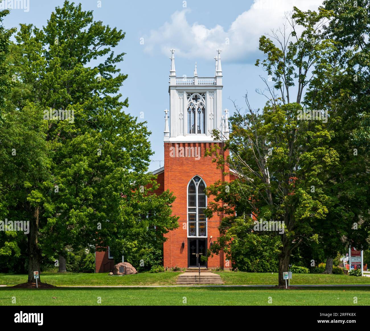 St Peter's Episcopal Church, founded in 1832 in Waterford, Pennsylvania ...