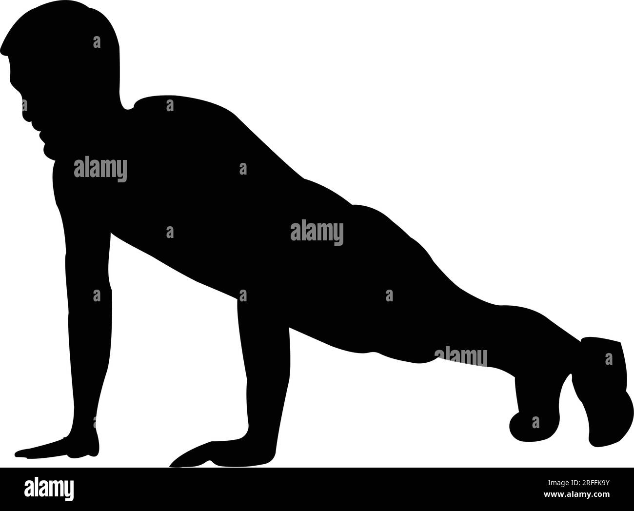 Push ups illustration hi-res stock photography and images - Alamy