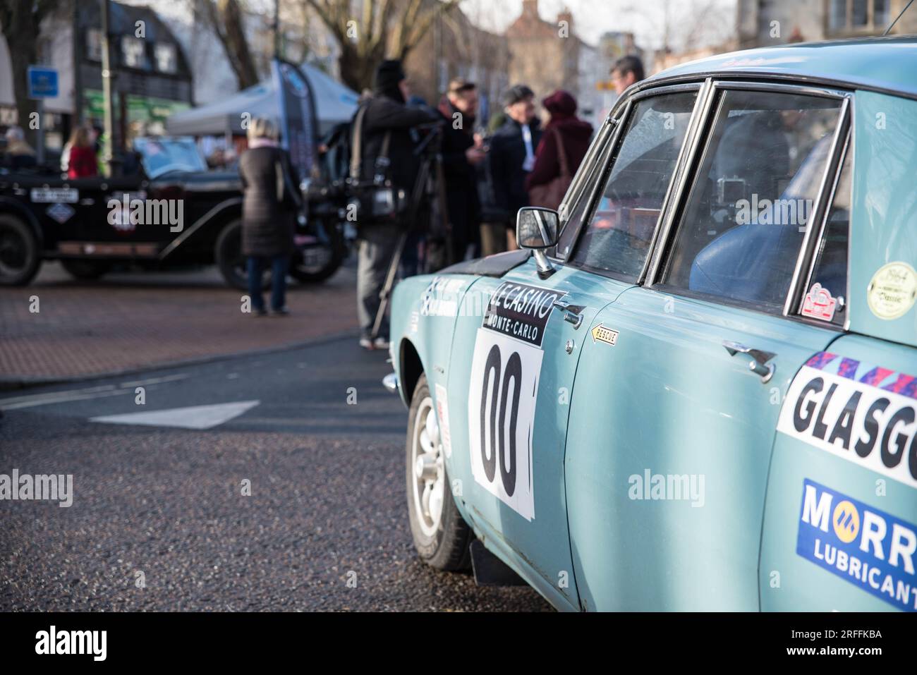 Rover P6 rally car at the Mote Carlo Rallye Historique Stock Photo - Alamy