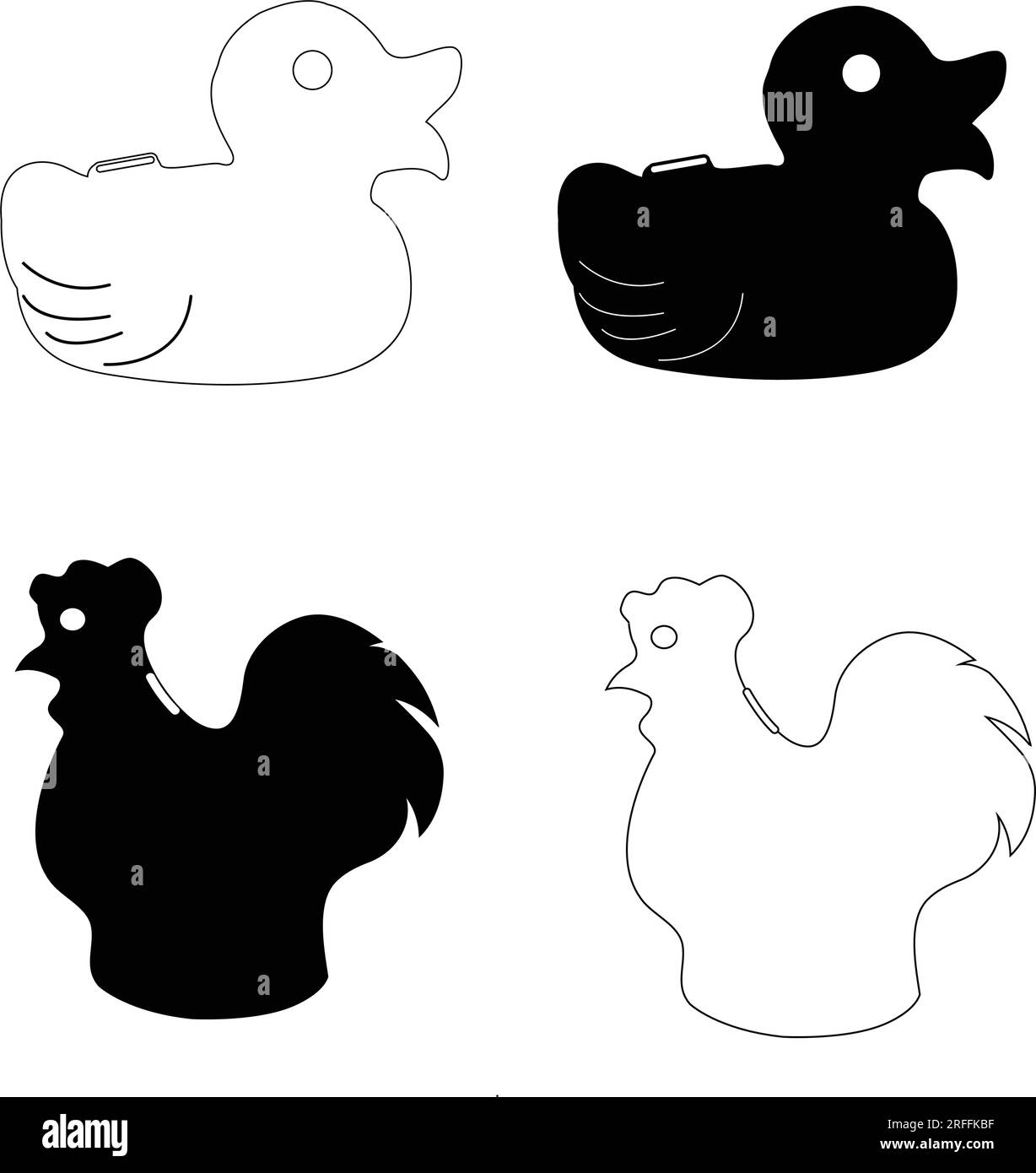 chicken piggy bank vektor illustration design Stock Vector Image & Art ...