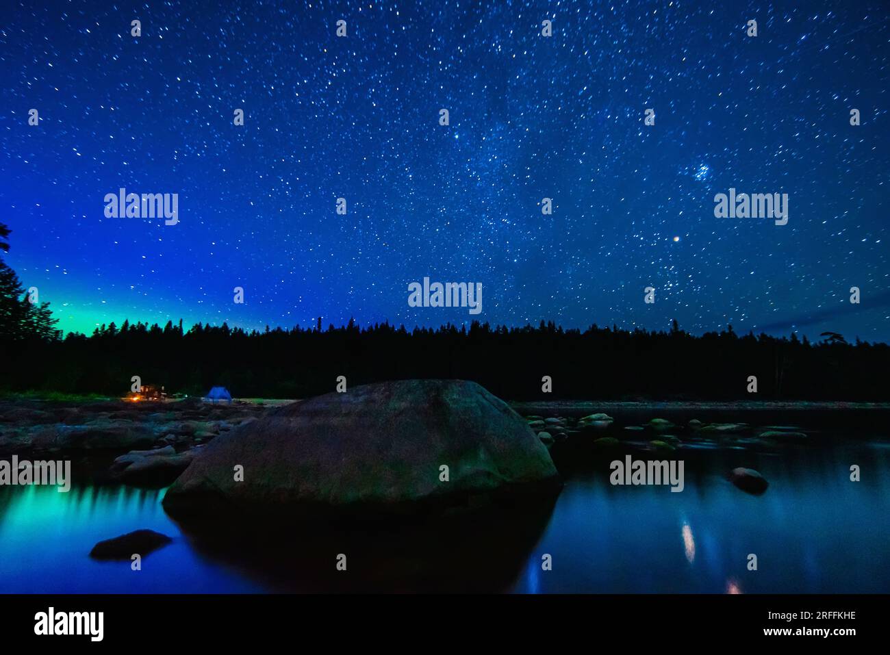 starry sky with constellations, galaxies, milky way and many stars ...