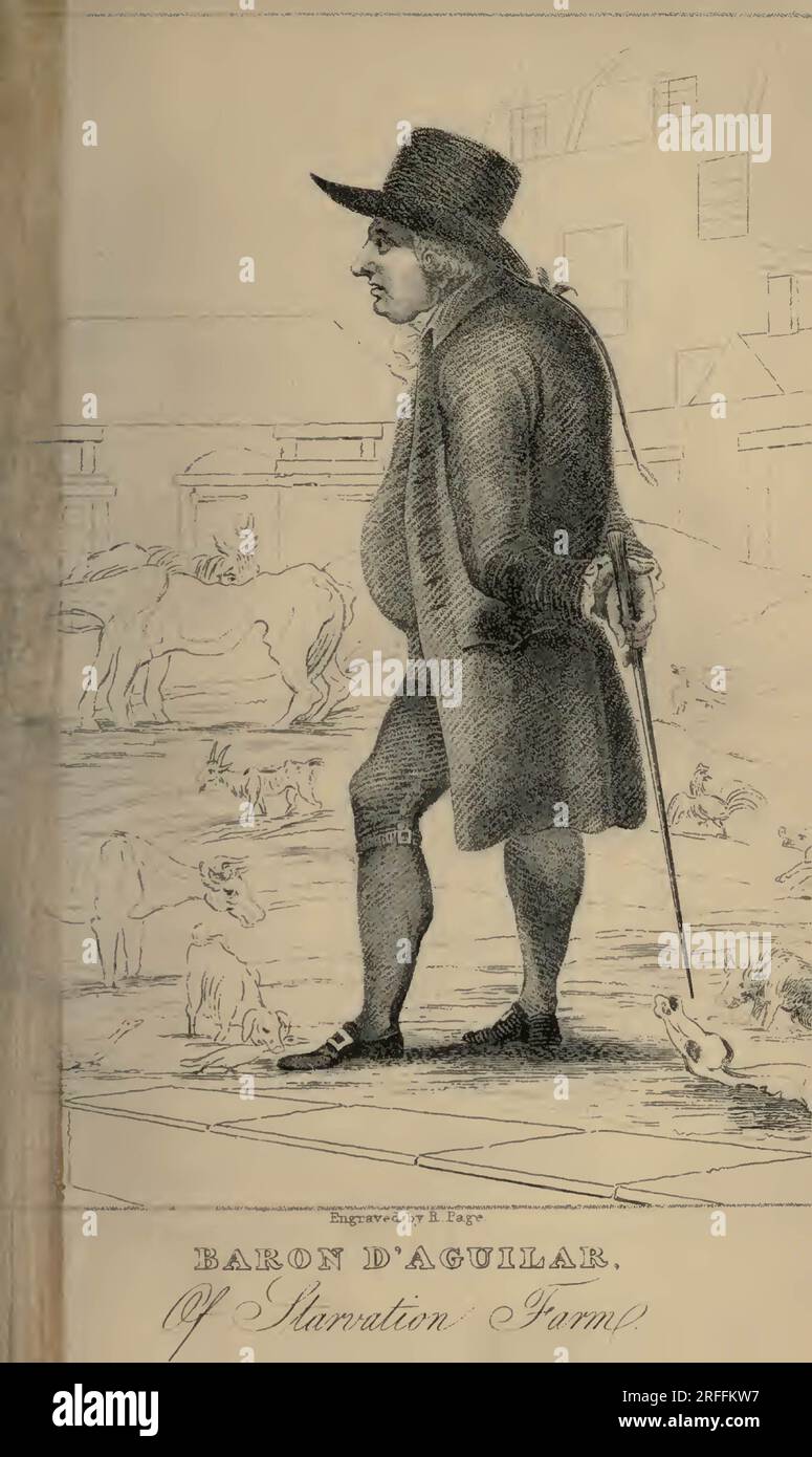 Baron DAguilar - Of Starvation Farm, 1821 Stock Photo - Alamy