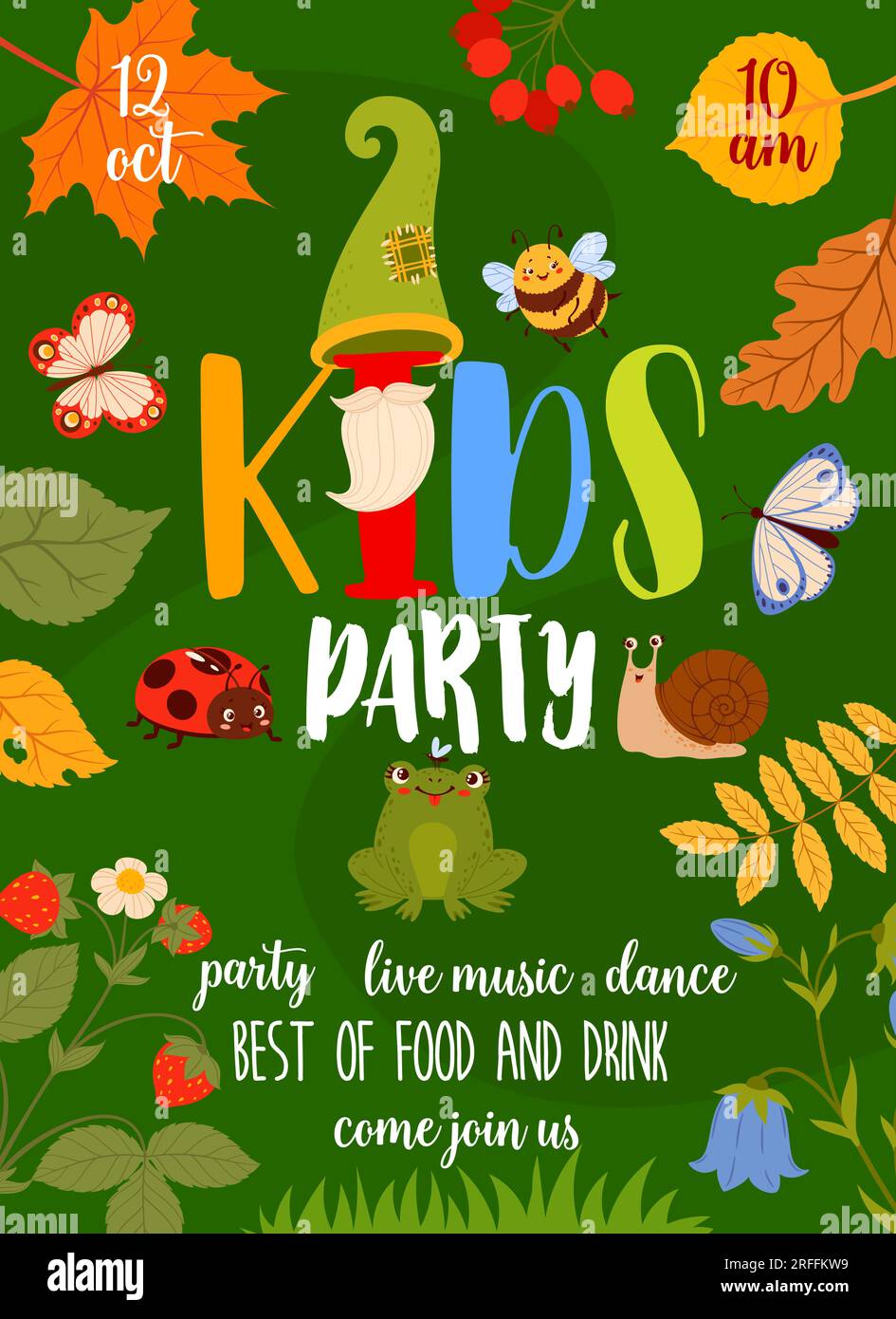 Fall Party Invitation Backgrounds