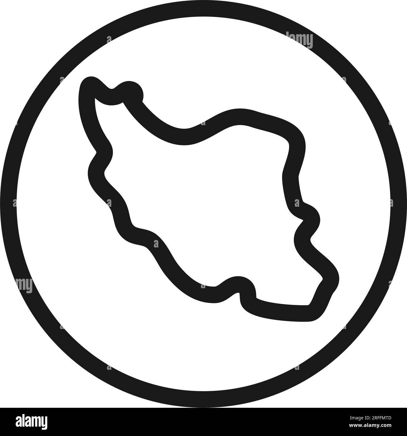 Iranian flag vector vectors Black and White Stock Photos & Images - Alamy