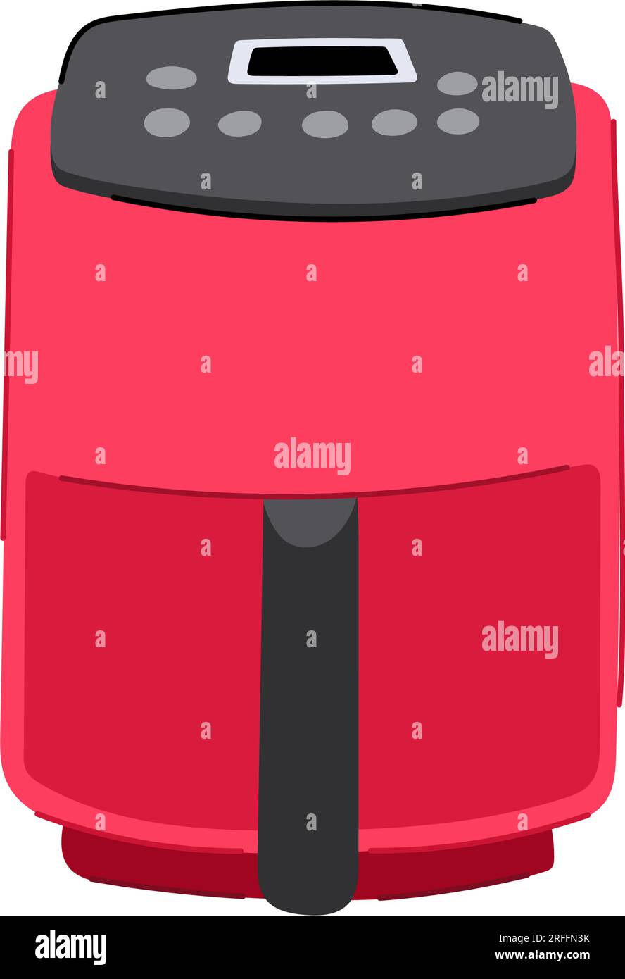 kitchenware fryer cooking cartoon vector illustration Stock Vector ...