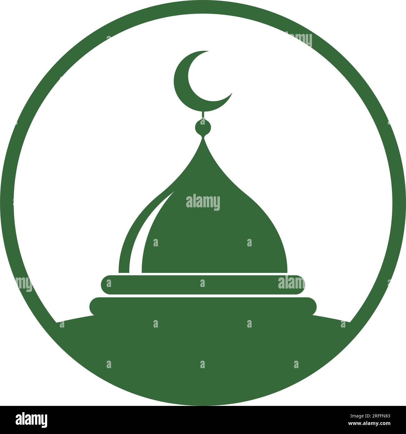 Mosque of the dome Stock Vector Images - Alamy