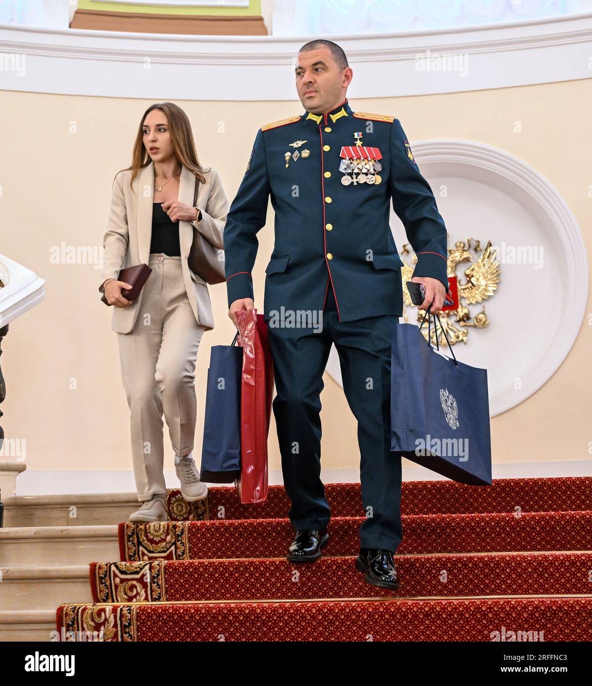 Moscow, Russia. 02nd Aug, 2023. Russian President Vladimir Putin's ...