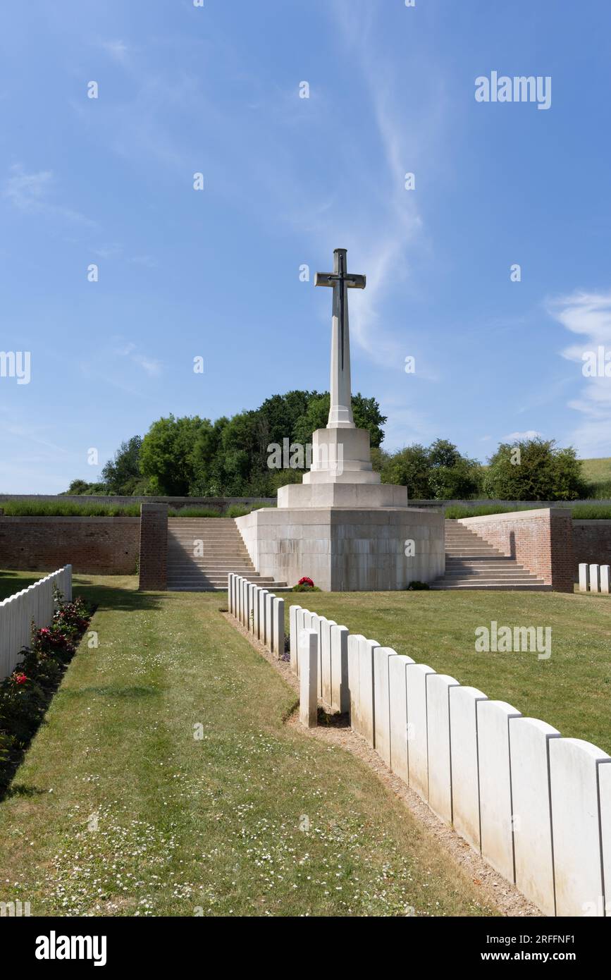 Ancre CWGC cemetery of the Great War Stock Photo - Alamy