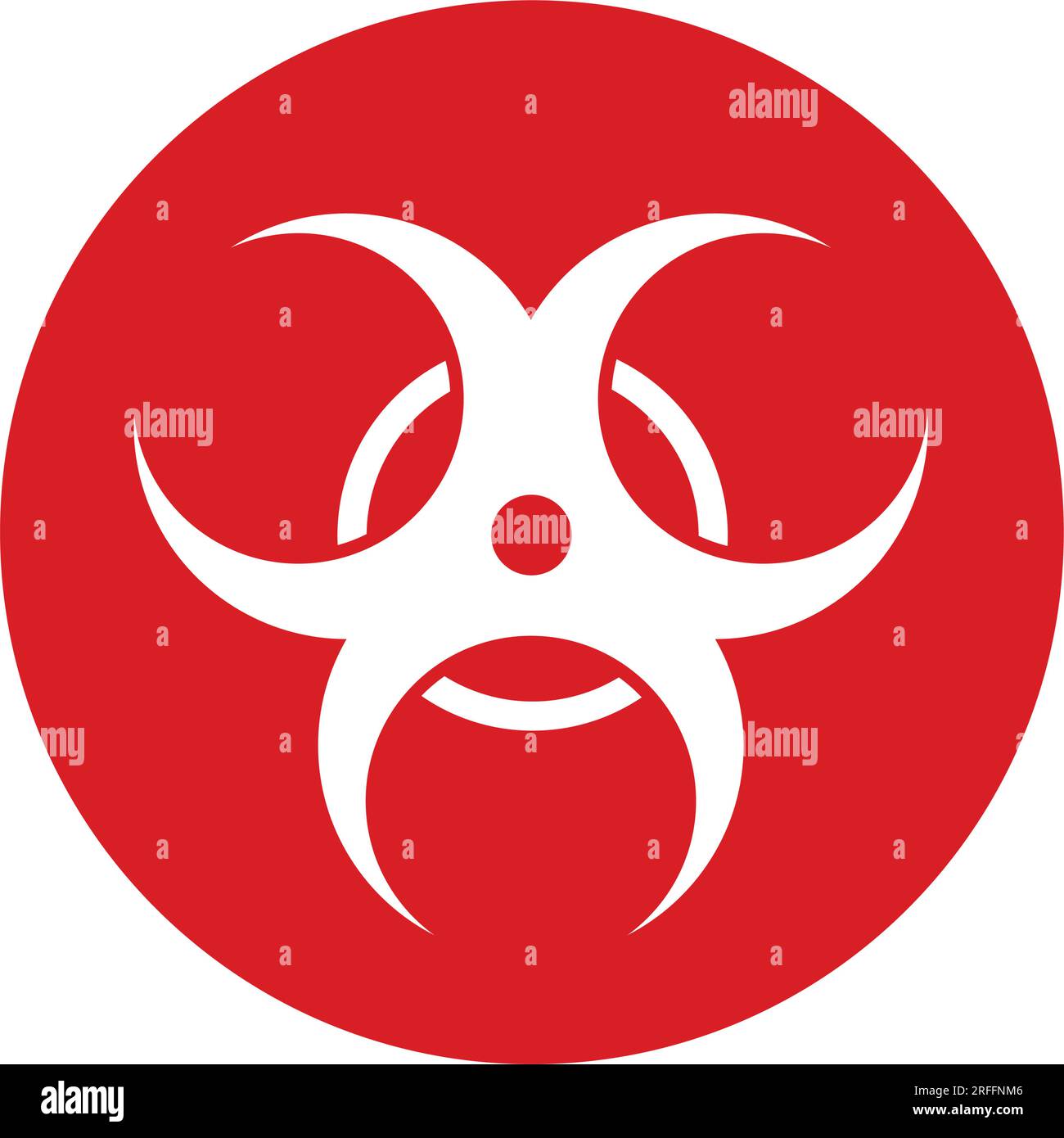 Biohazard icon vector illustration logo template Stock Vector Image ...