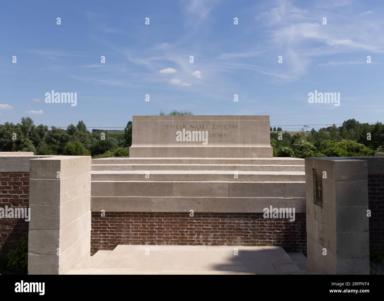 Ancre CWGC cemetery of the Great War Stock Photo - Alamy