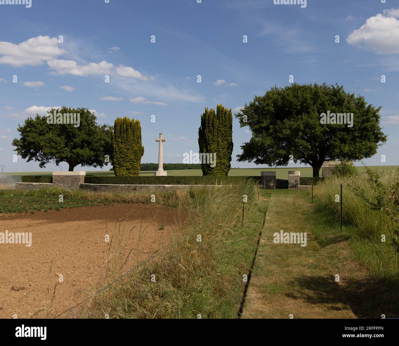 Stump Road CWGC cemetery of the Great War Stock Photo - Alamy