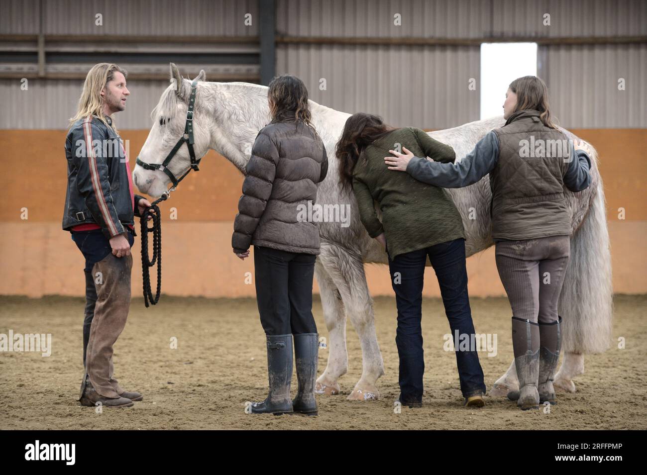 Rupert Isaacson who uses 'horse therapies' to help treat autistic ...